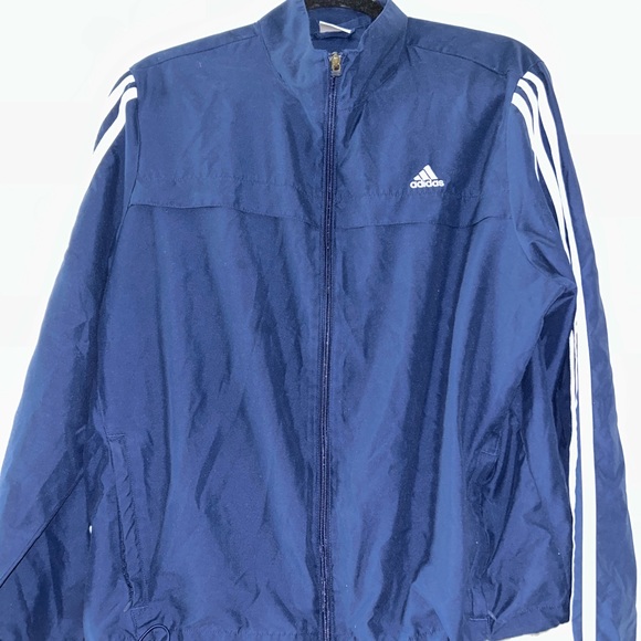 adidas | Jackets & Coats | Adidas Navy Blue Jacket | Poshmark